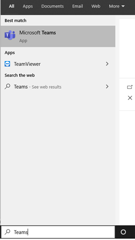 How to open and access Teams – AMICO
